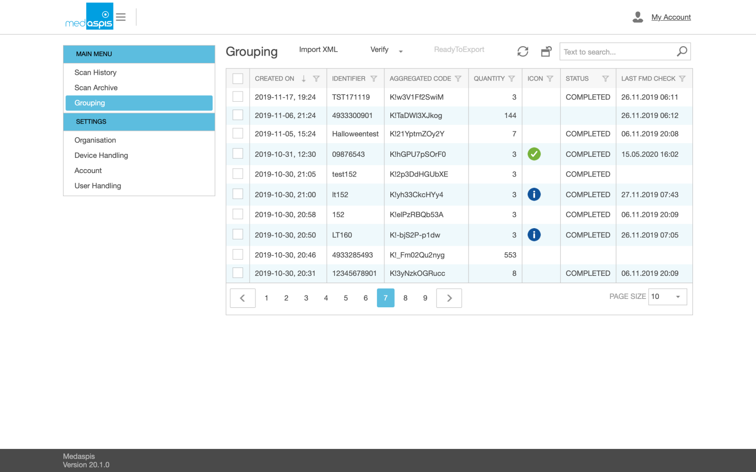 Working with groupings - we are medAspis